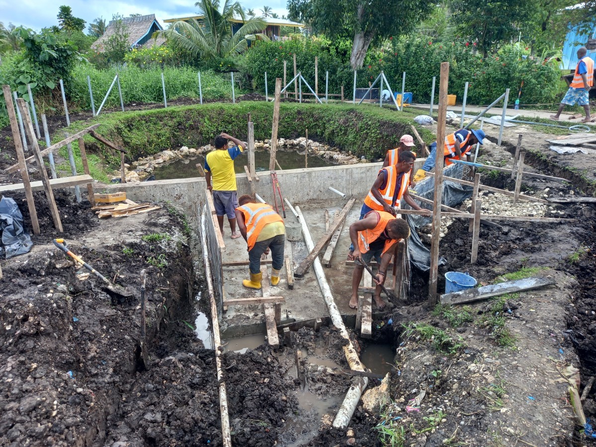 Kunu water project progressing well - Solomon Star News