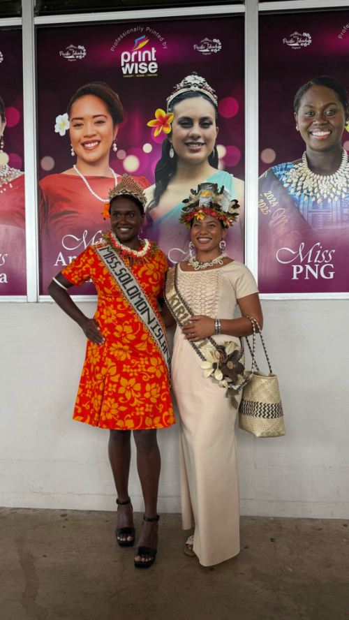 Miss Kiribati arrives in Honiara - Solomon Star News