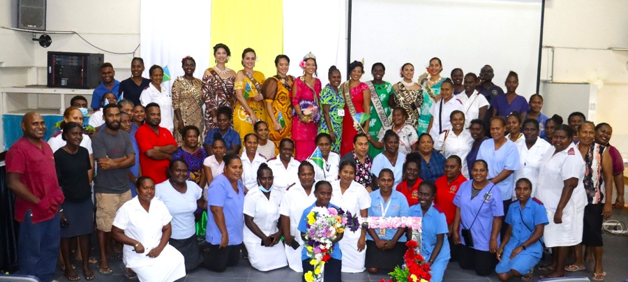 Contestants visit NRH – Solomon Star News