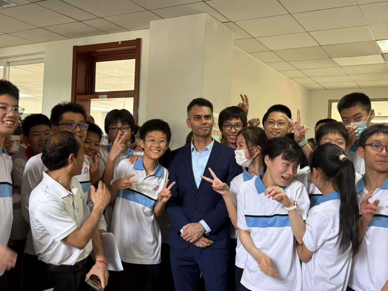 “Long Live Youth” inscribed sculpture reminds students to work hard ...